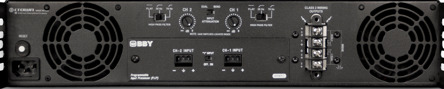 Common Amplifier Format: Crown CTs 2000 | Prosoundtraining