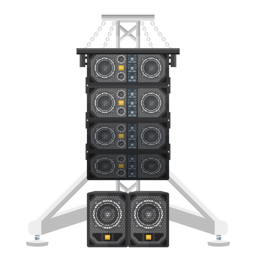123RF_Line Array | Prosoundtraining